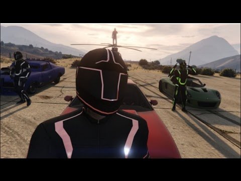POWER RANGERS GTA 5 ONLINE! WITH ZORDS! NO MODS! - YouTube