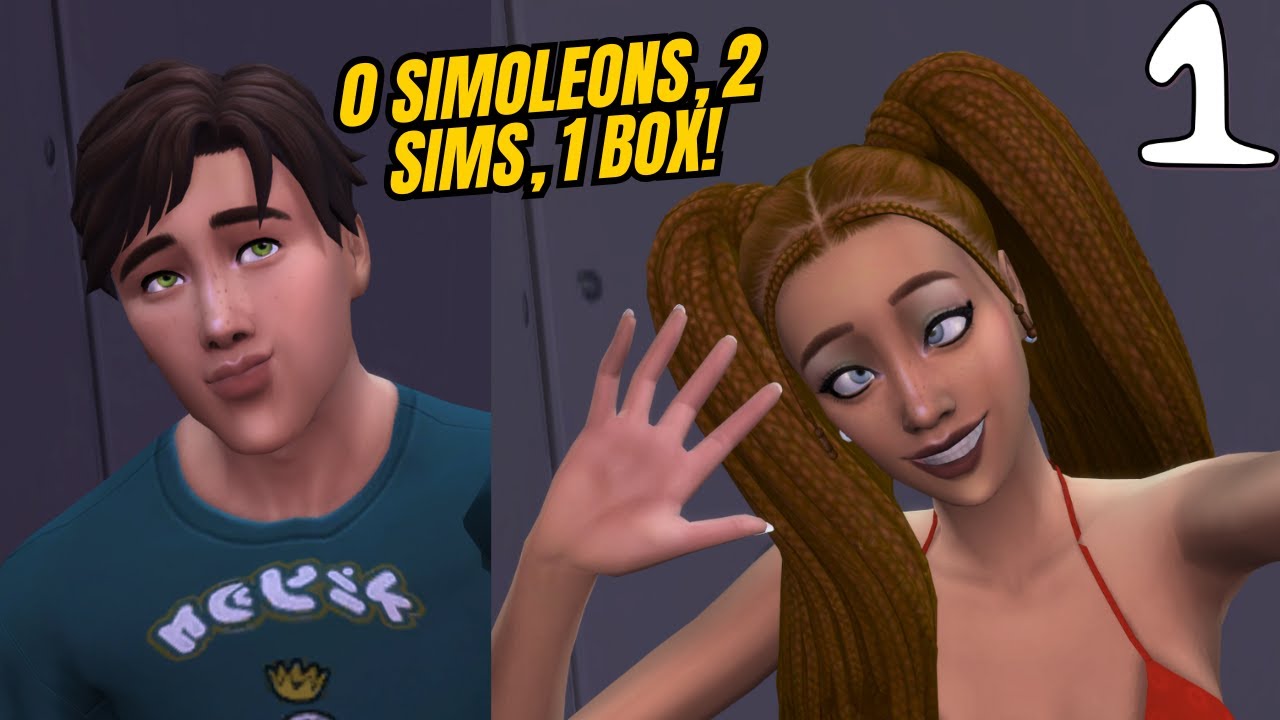Can 2 Sims Survive in THIS Tiny Box? | Sims 4 Couple of Cubes Challenge - YouTube