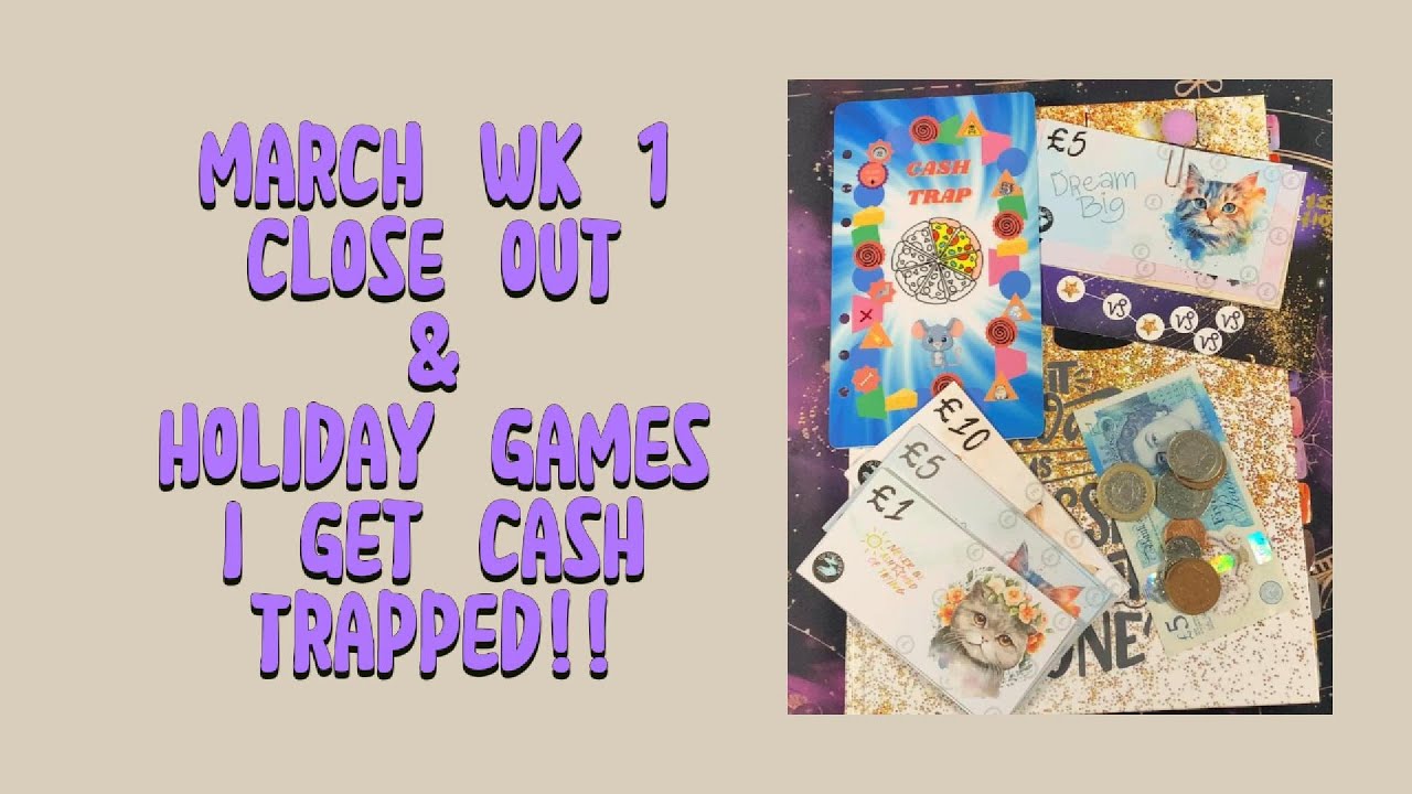 march wk1 close out | holiday games | i get cash trapped!! - YouTube