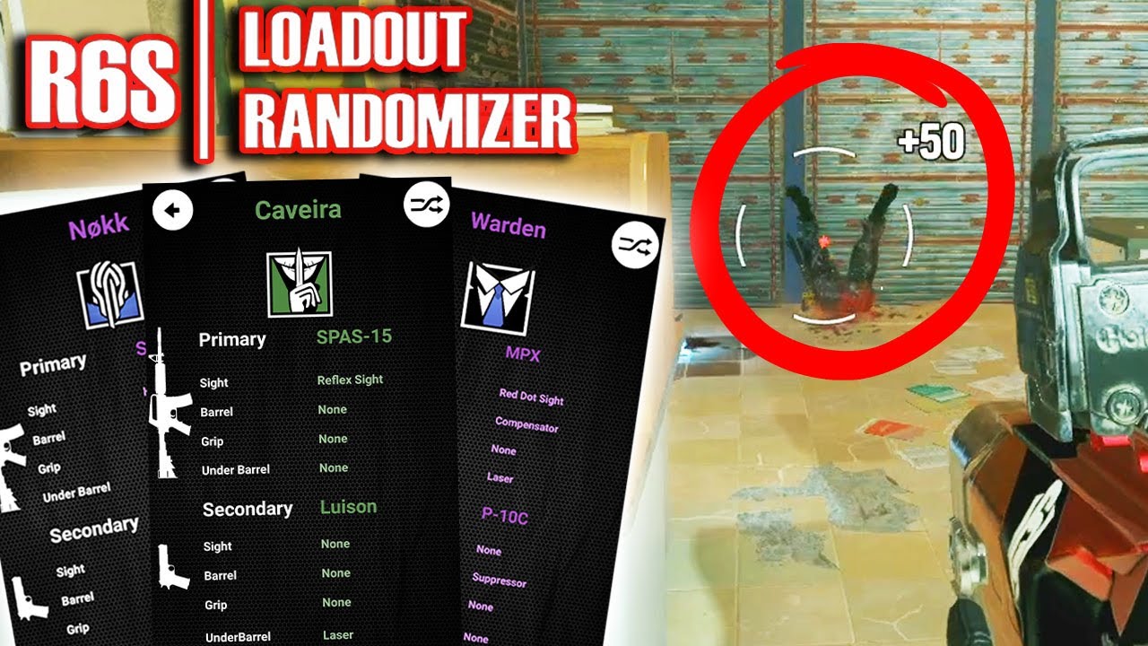 Loadout Randomizer CHALLENGE | RAINBOW 6 SIEGE - YouTube
