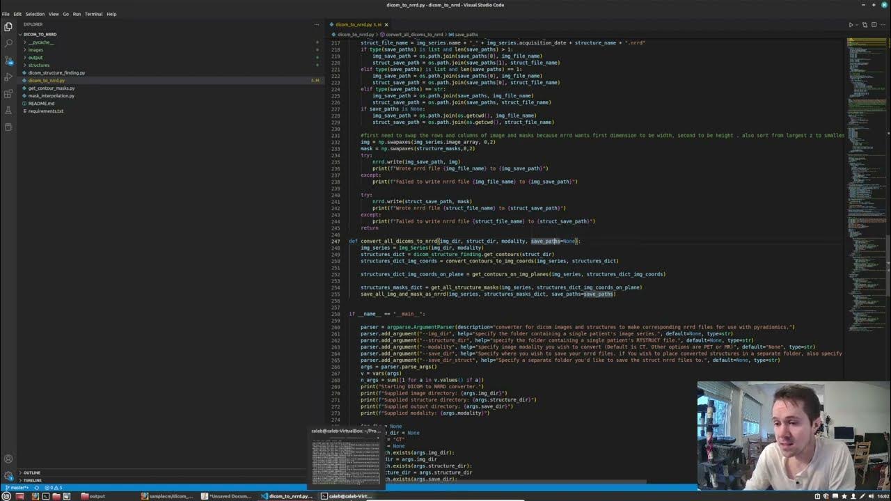 Preparing DICOM images and structures for pyradiomics - YouTube