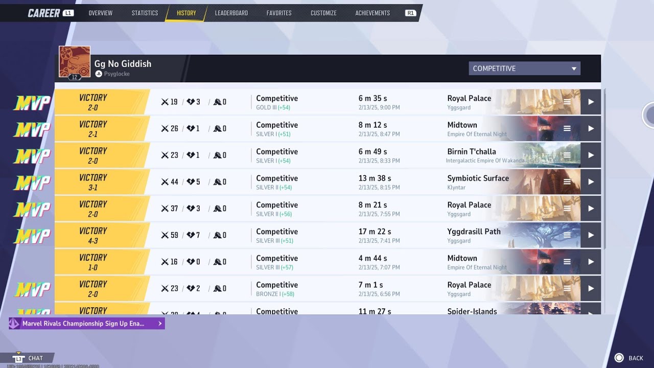 Marvel Rivals: 12 Win Streak Solo Queue - Bronze to Gold | FULL STREAM - YouTube