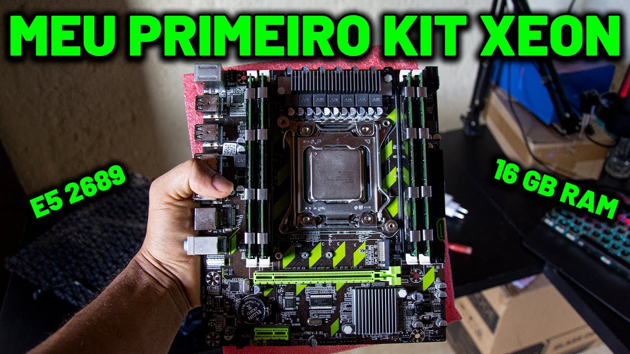 O Melhor Kit Xeon X79 custo benefício do Aliexpress - E5 2689 + 16GB ...