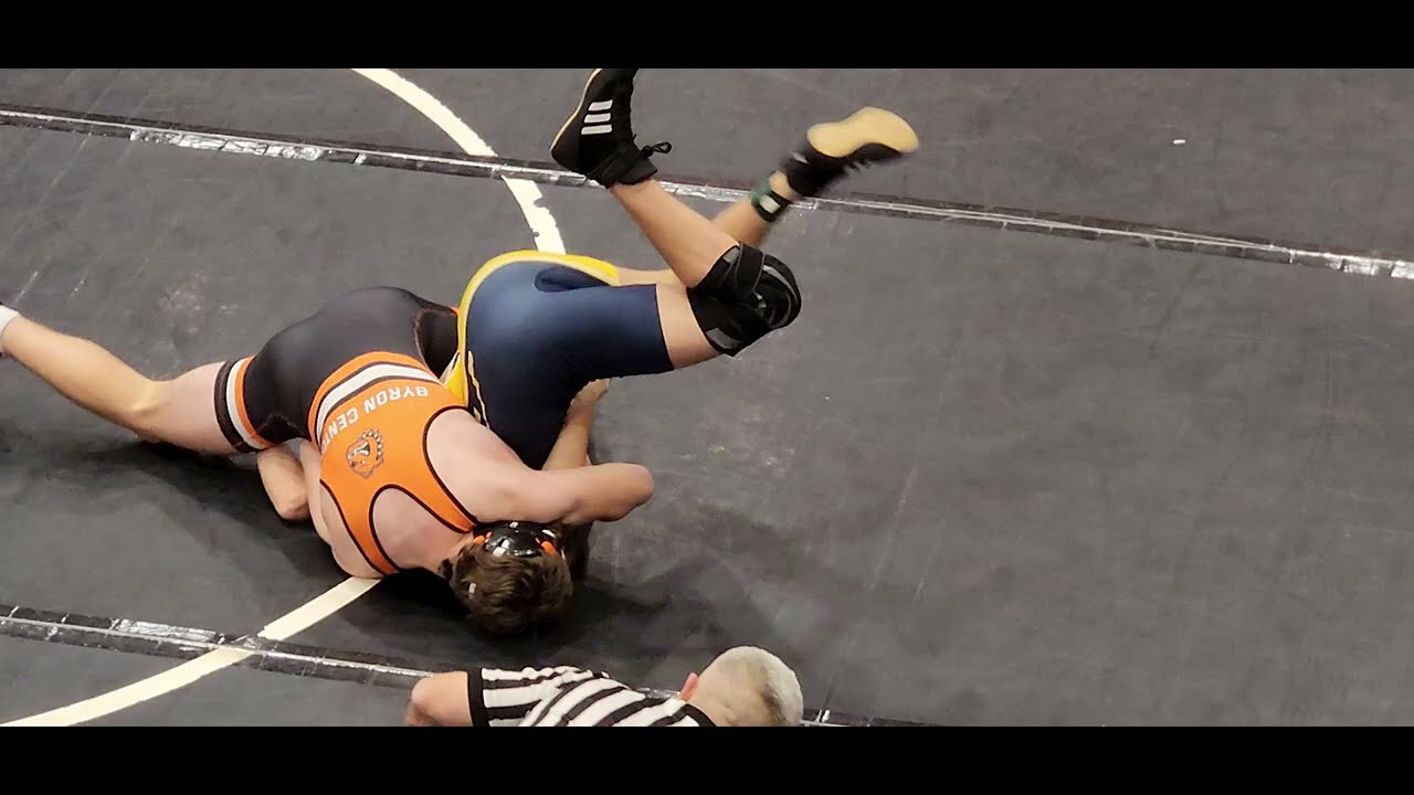 Nick Reed City Tournament Rd 1 Freshman yr - YouTube