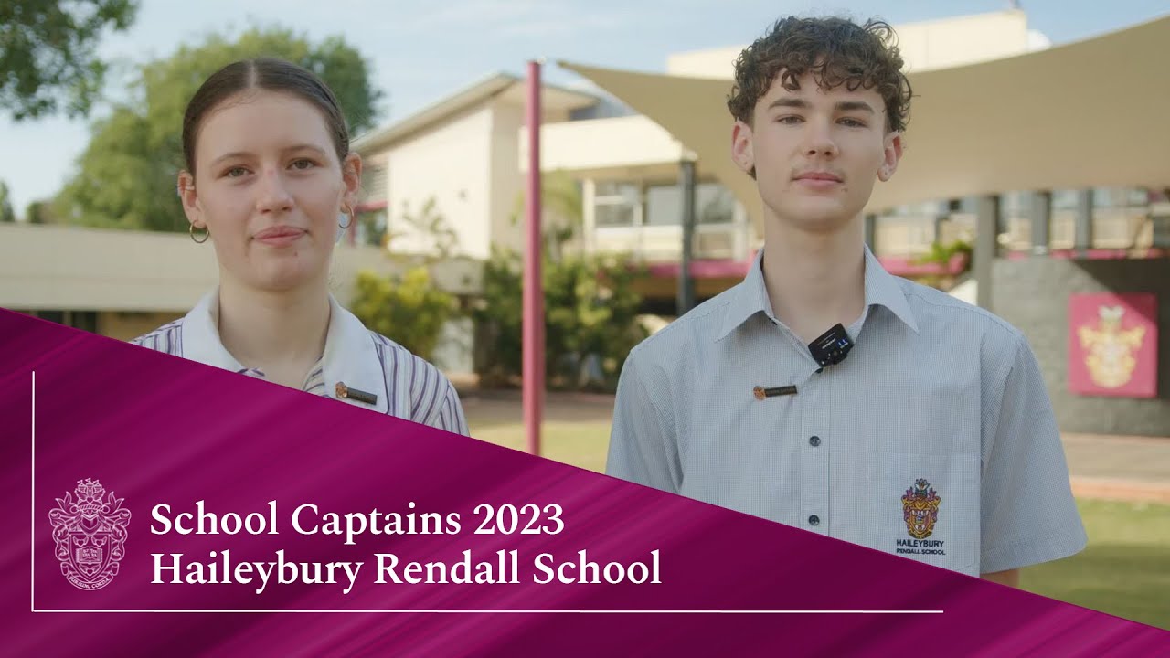 Haileybury Rendall School - Meet the 2023 School Captains - YouTube