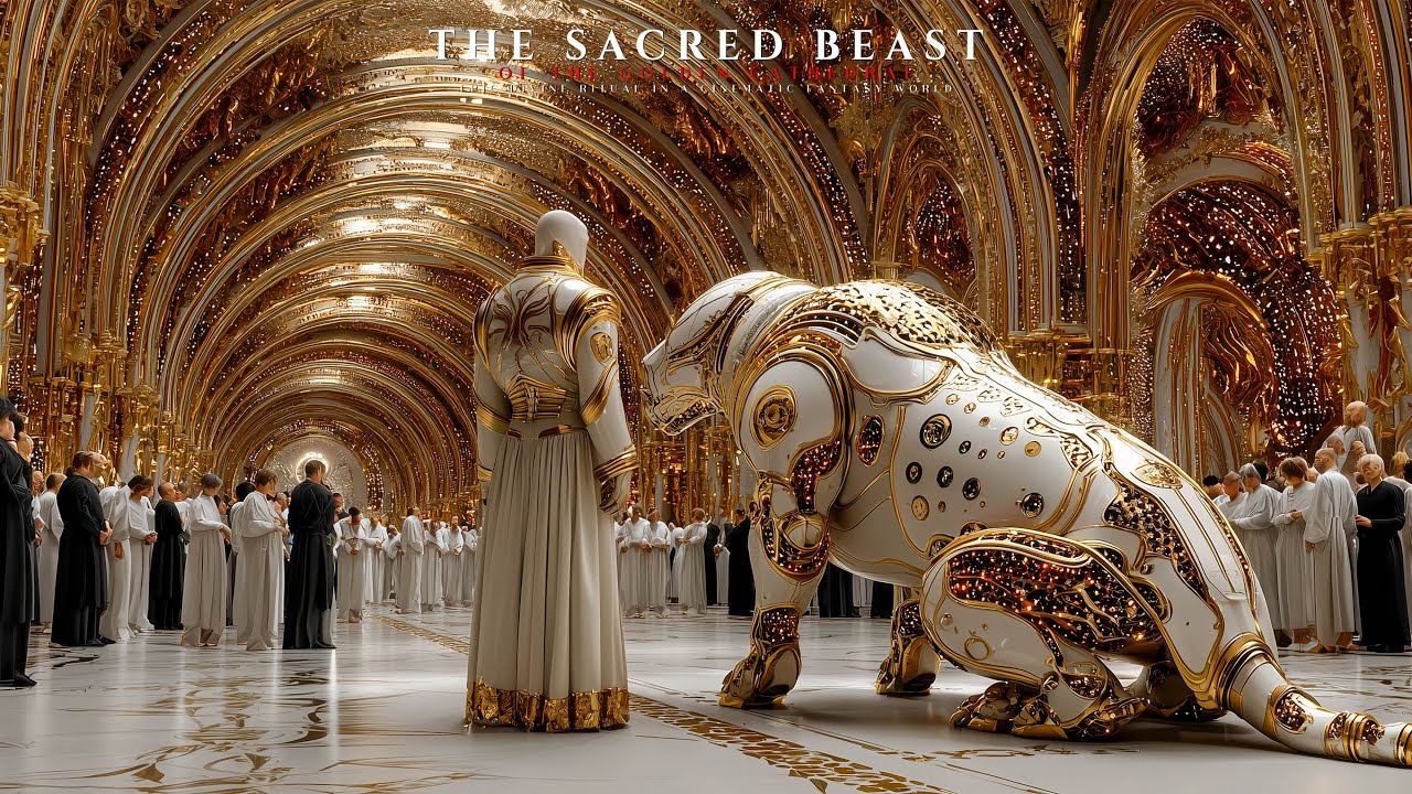 The Sacred Beast of the Golden Cathedral | Epic Divine Ritual in a ...