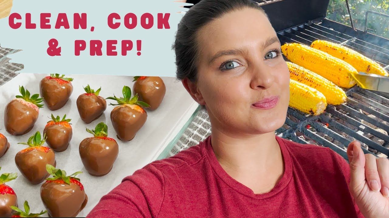 Clean, Cook and Prep for a Family Gathering! - YouTube