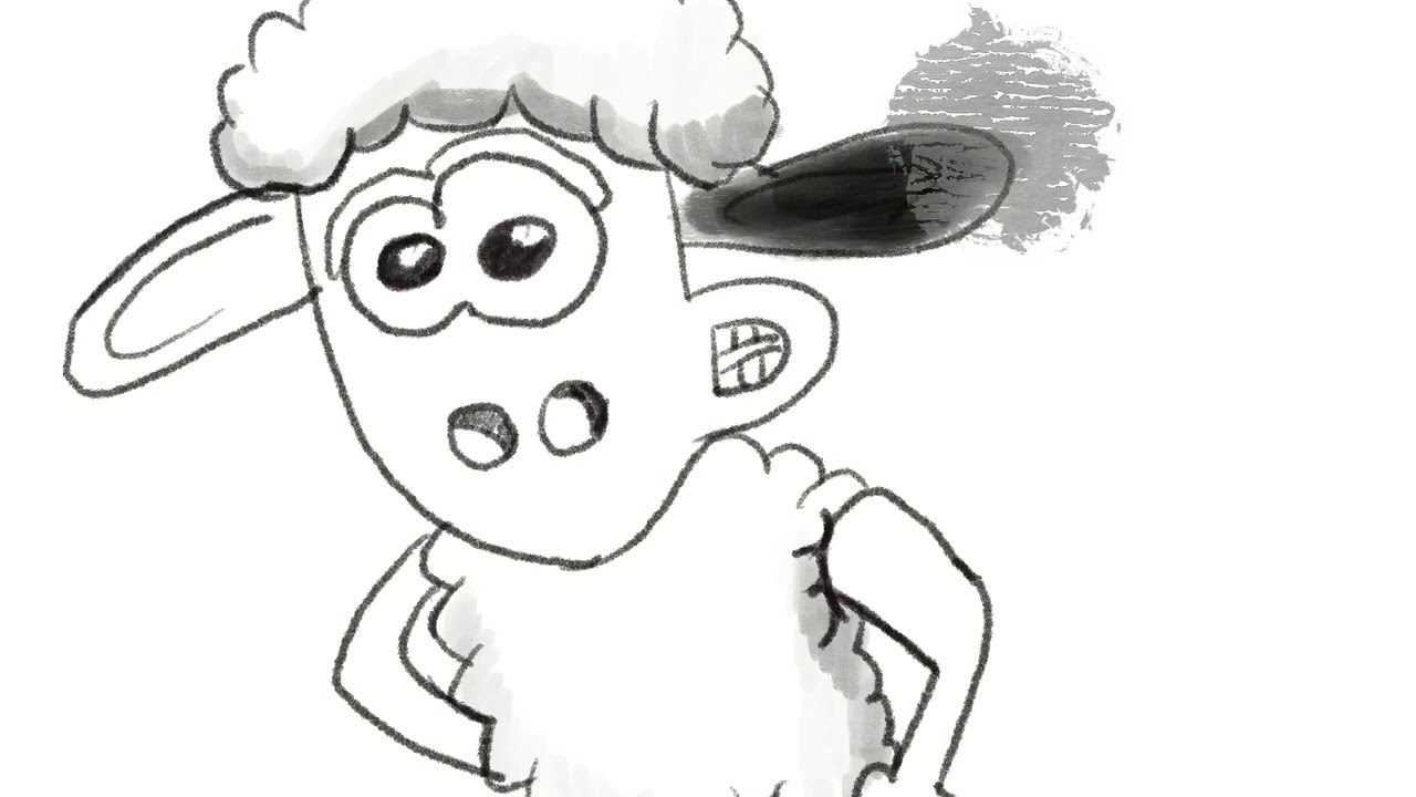 How to draw Shaun the sheep - YouTube