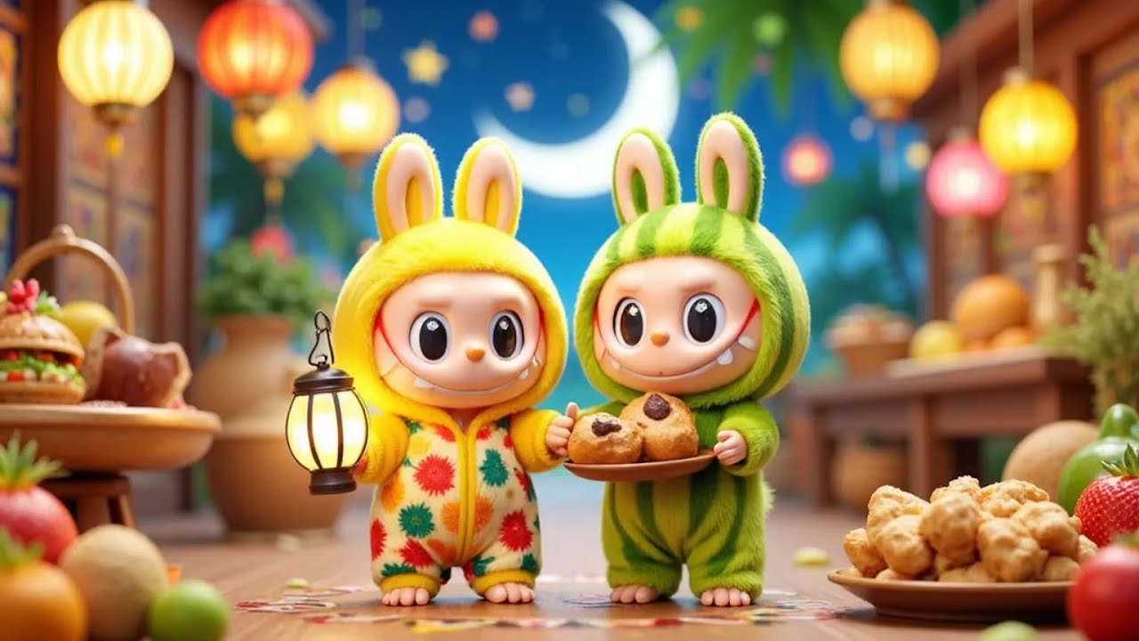 Labubu & Cocomelon Puasa Pertama -Lagu Anak Belajar Puasa #labubu # ...