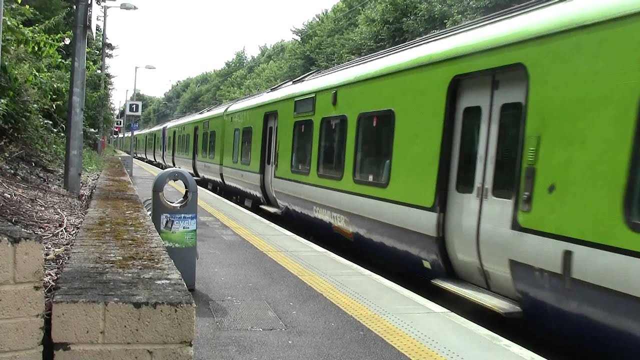 Harmonstown HD-Irish Rail 29000 class 8 car no.29018+29010 pass on ...