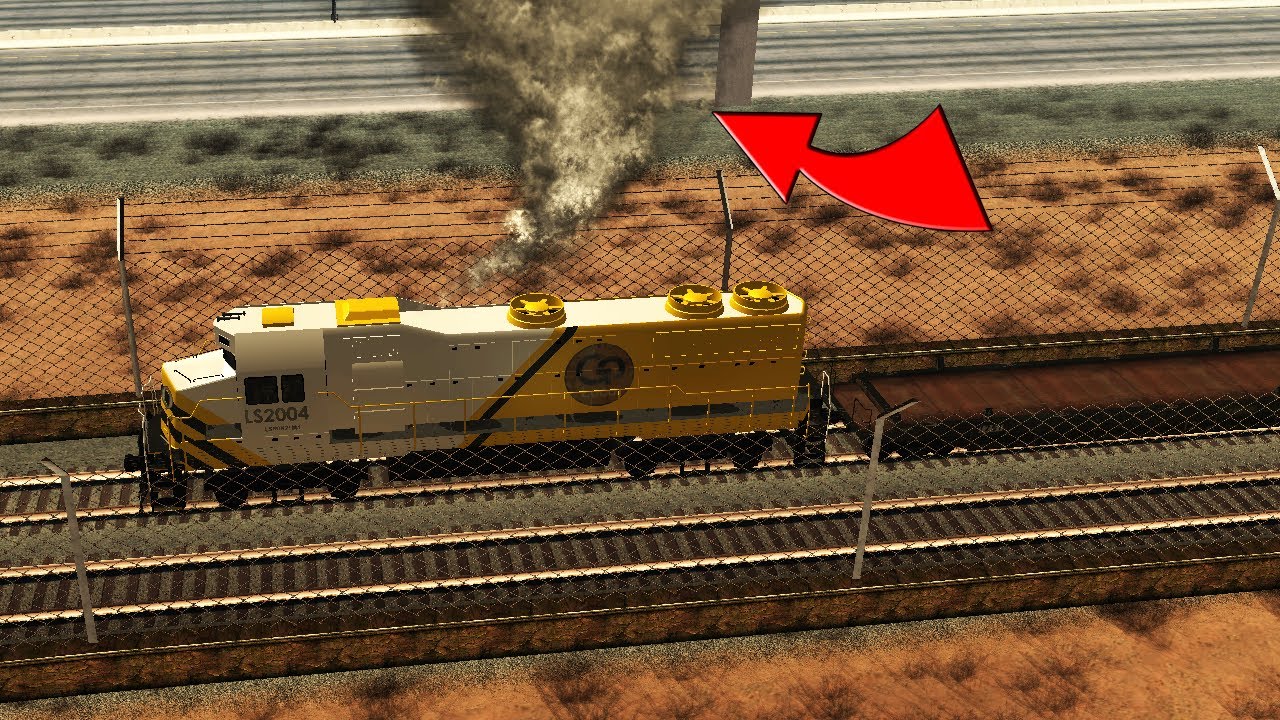 GTA 5 Freight Train with exhaust smoke in GTA San Andreas! - YouTube