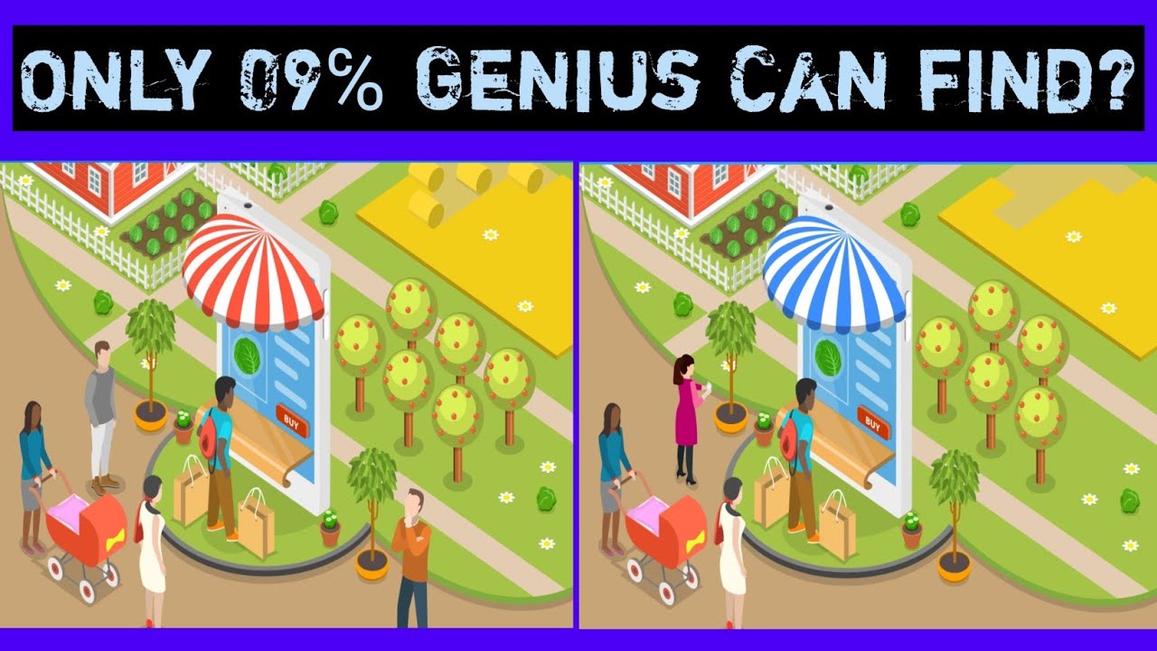 Find 5 Differences: A Challenging Spot-the-Difference Puzzle - YouTube