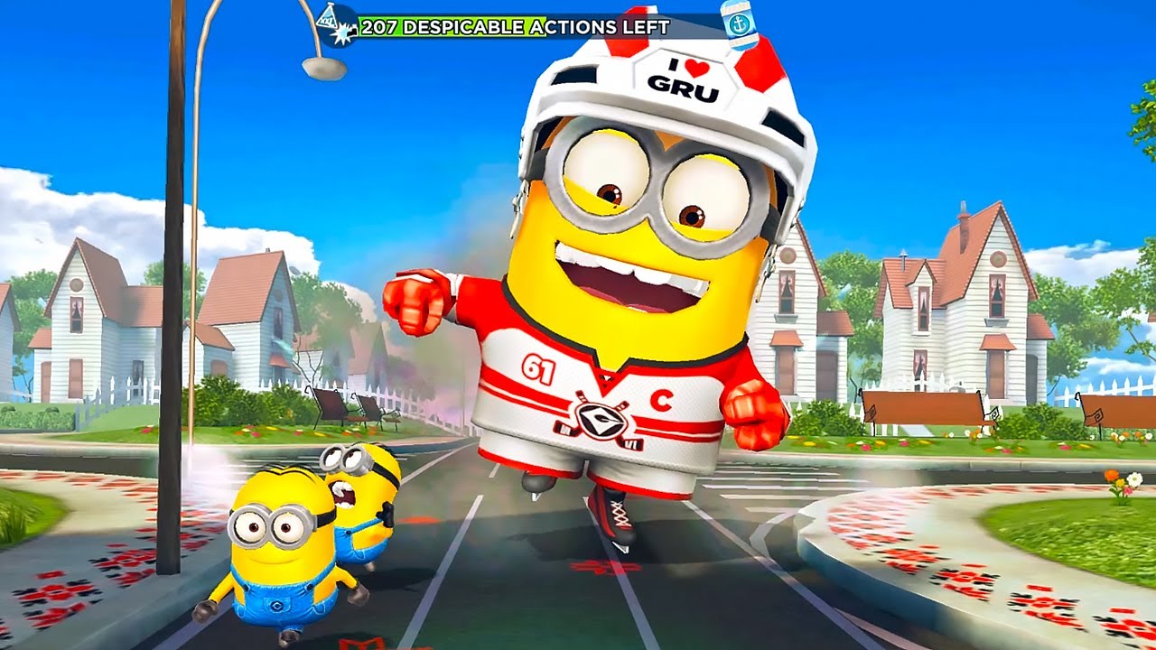 Minion REGATTA in quest room - Despicable Me Minion Rush ! Hokey Player ...