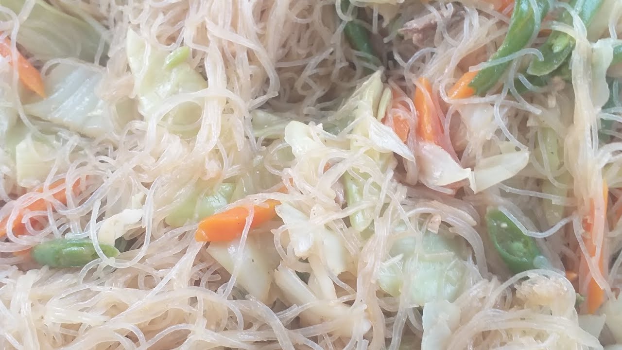 pansit bihon recipe - YouTube