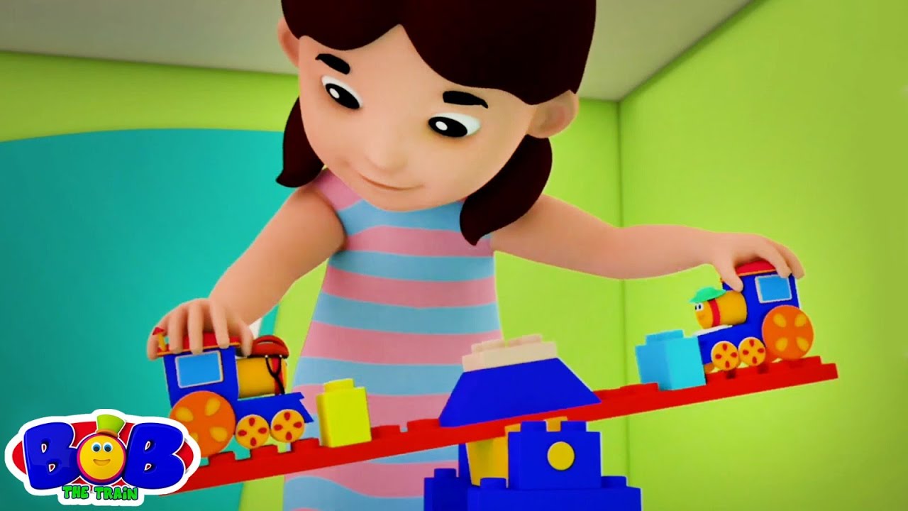 Bob el Tren - Cinco Pequeños Bebés Canción de Carro para Niños - YouTube