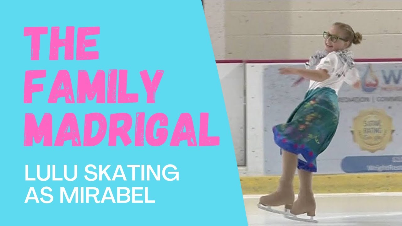 9-Year-Old Lulu Skating as Mirabel | Disney Encanto's The Family ...