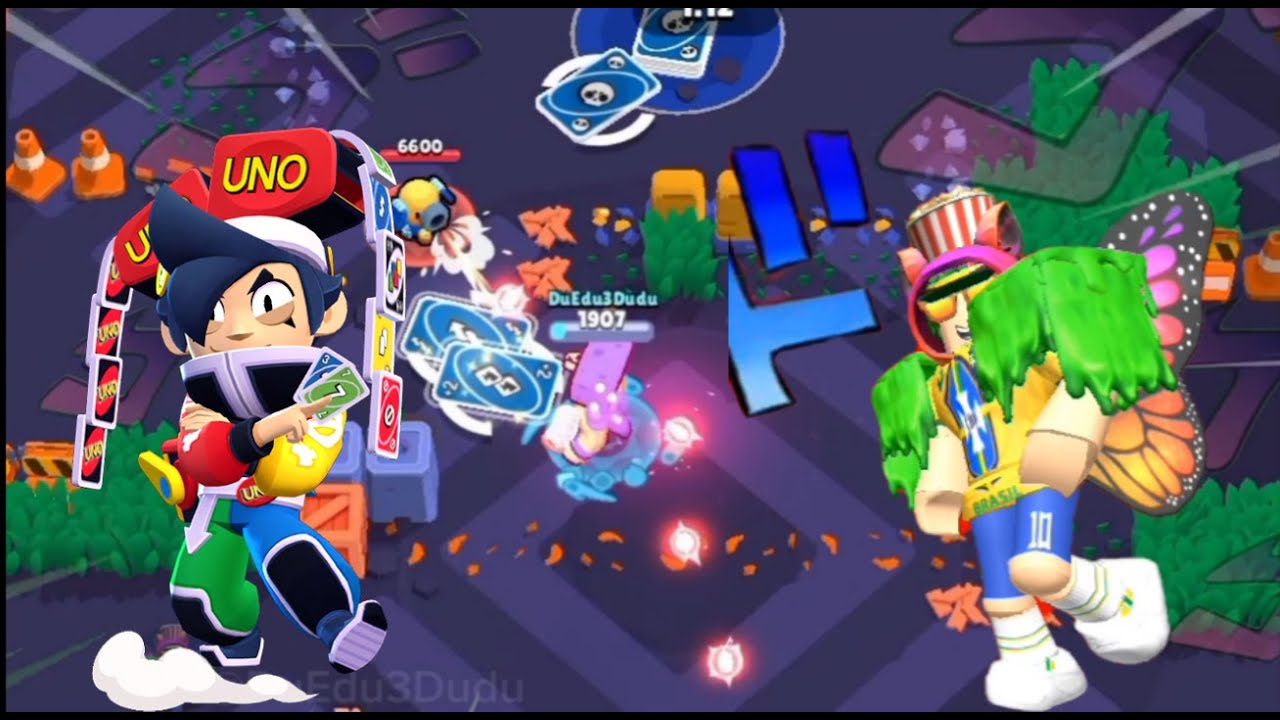 Brawl stars concluindo o desafio do Uno e pegando a skin do Chester uno ...