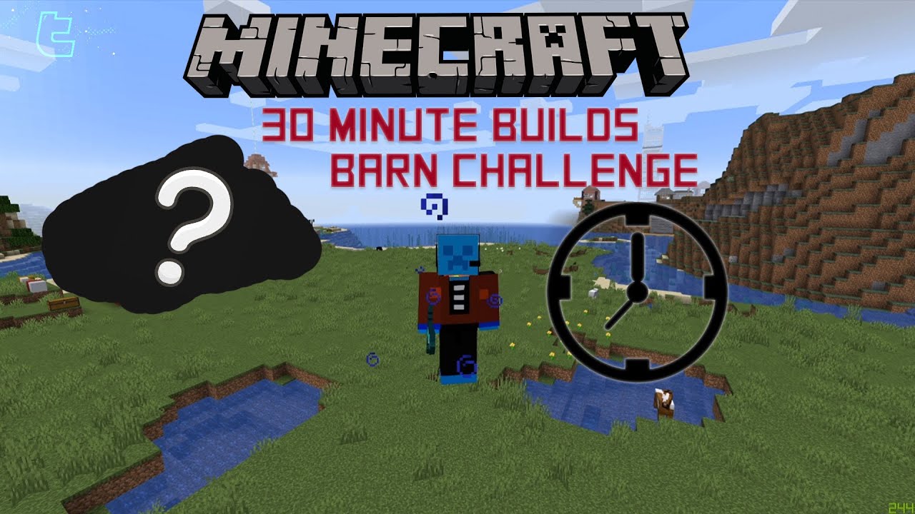 30 Minutes To Build A Barn! | Minecraft Build Challenges - YouTube