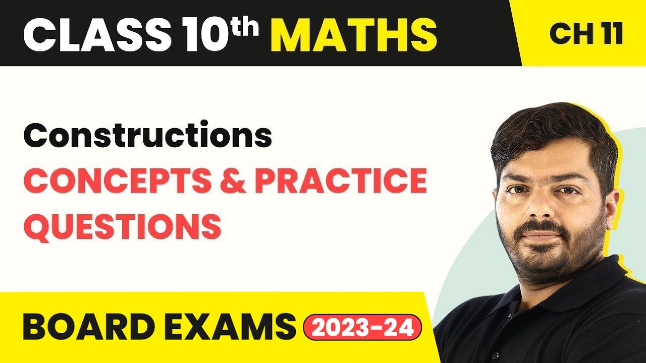 Class 10 Maths Term 2 Exam | Constructions - Concepts & Practice ...