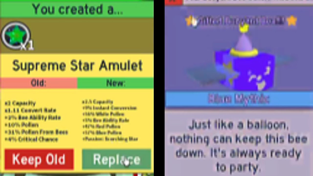 I Finally Obtain Supreme Star Amulet and It's Insanely Overpower! (Bee ...