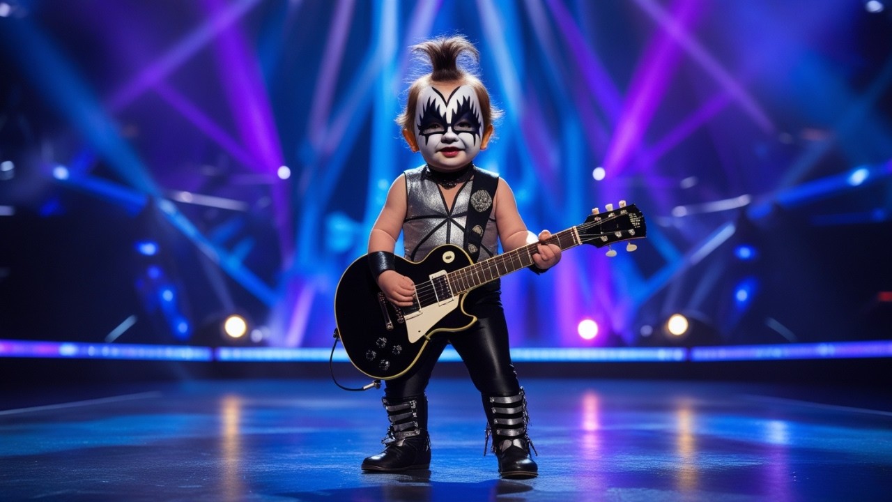 Baby's ROCKING Performance on Got Talent Stage SHOCKS Judges - YouTube