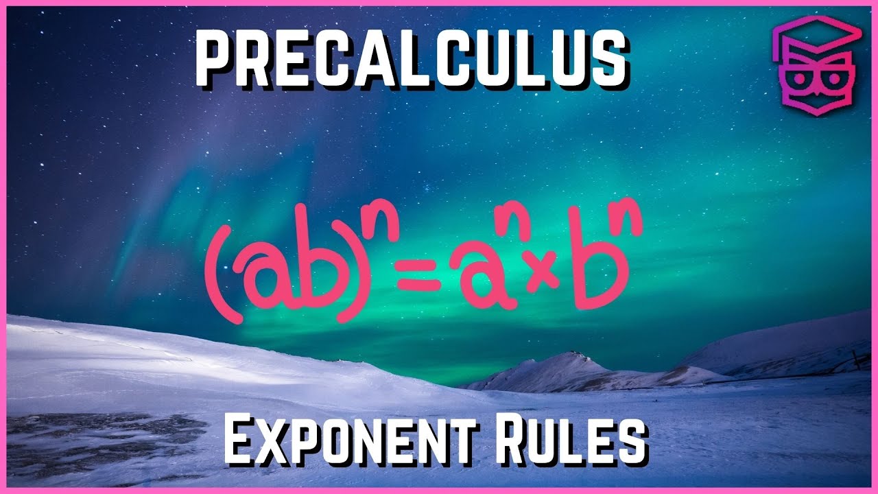 Three Exercises in RULES for EXPONENTS - Precalculus - YouTube