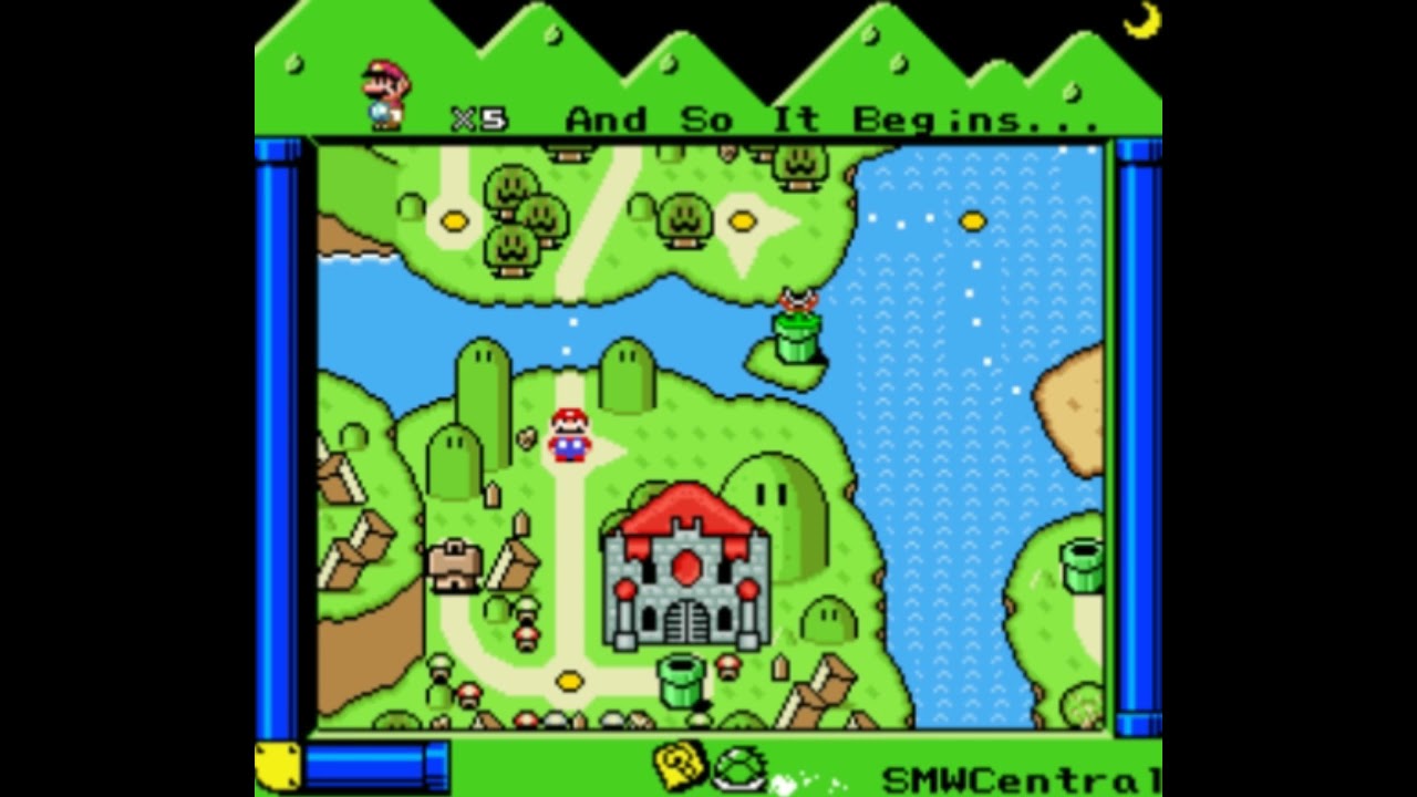 SMW Custom Music - An SMW Central Production - Grassland Map - YouTube
