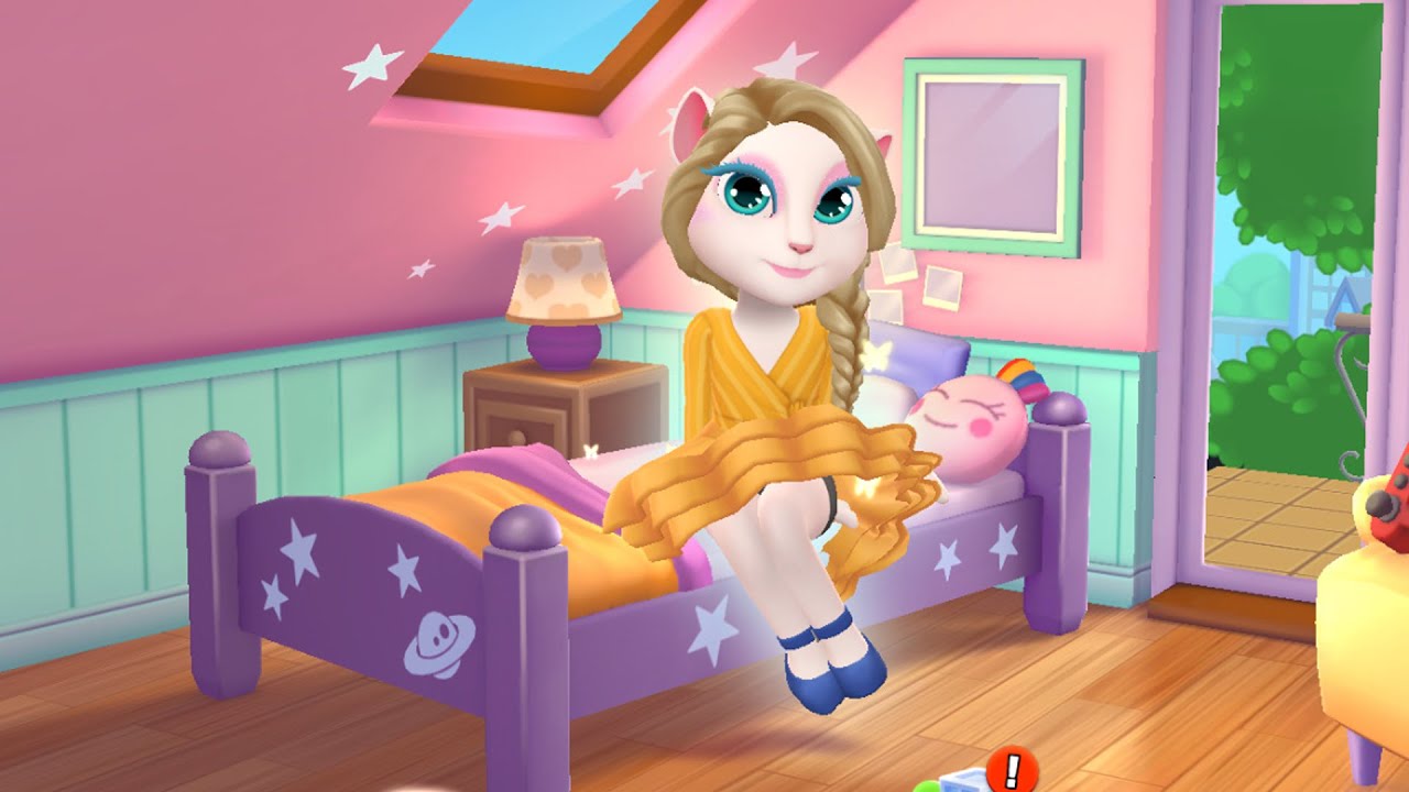 When Angela Sleep So Beautiful My Talking Angela 2 Game Play New 2021 ...