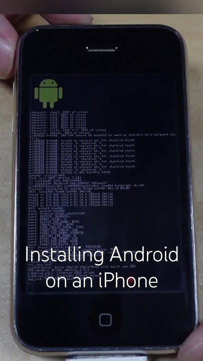 Installing Android On An iPhone - YouTube