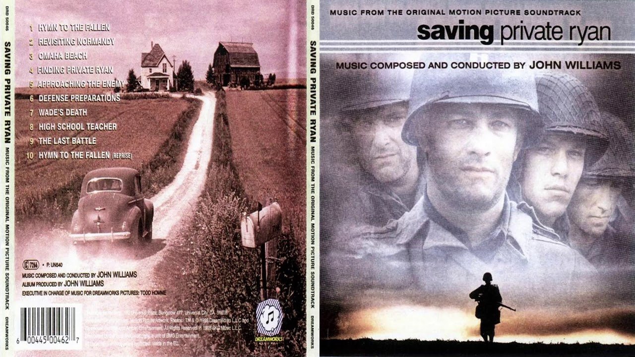 SAVING PRIVATE RYAN | Original Motion Picture Soundtrack |John Williams ...