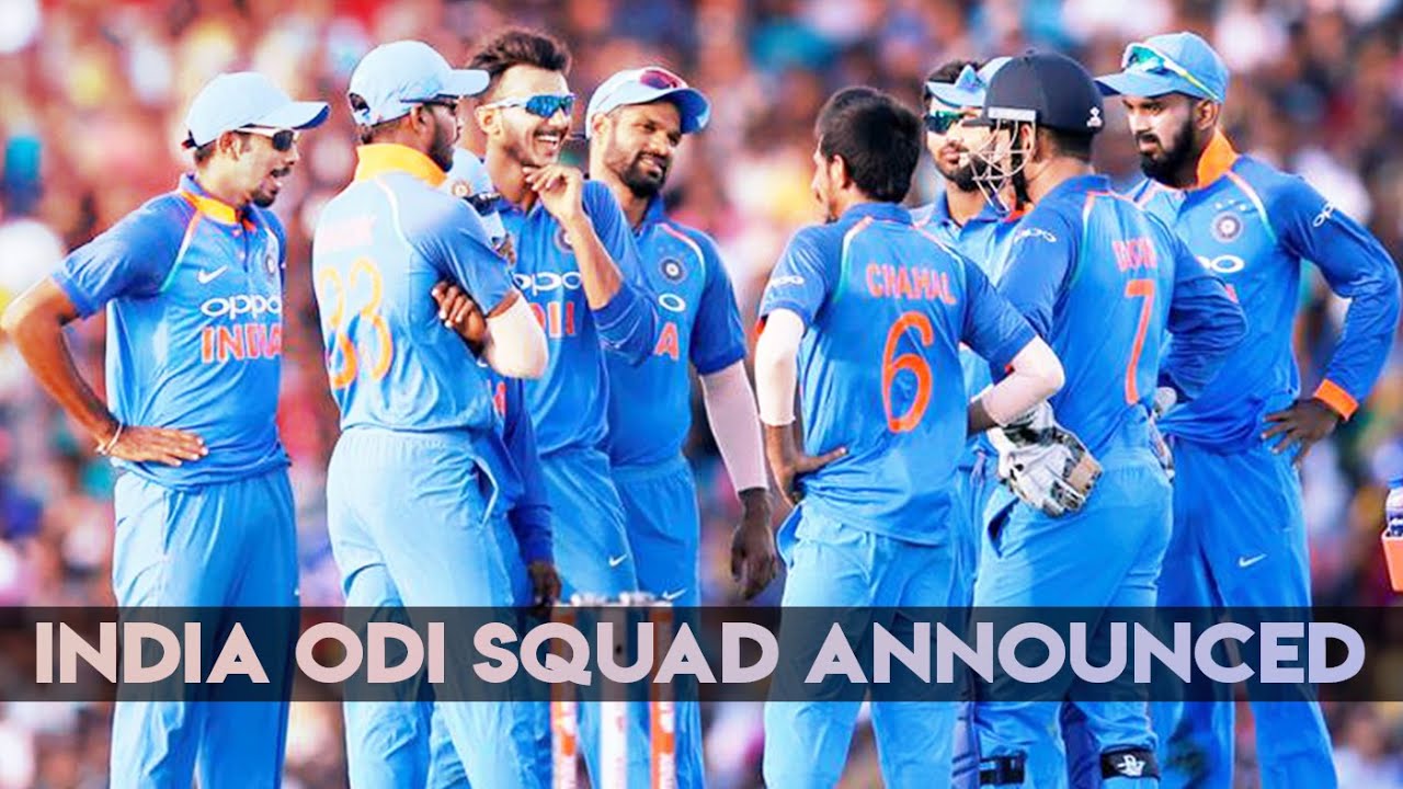 #India's ODI Squad announced: #AakashVani - YouTube