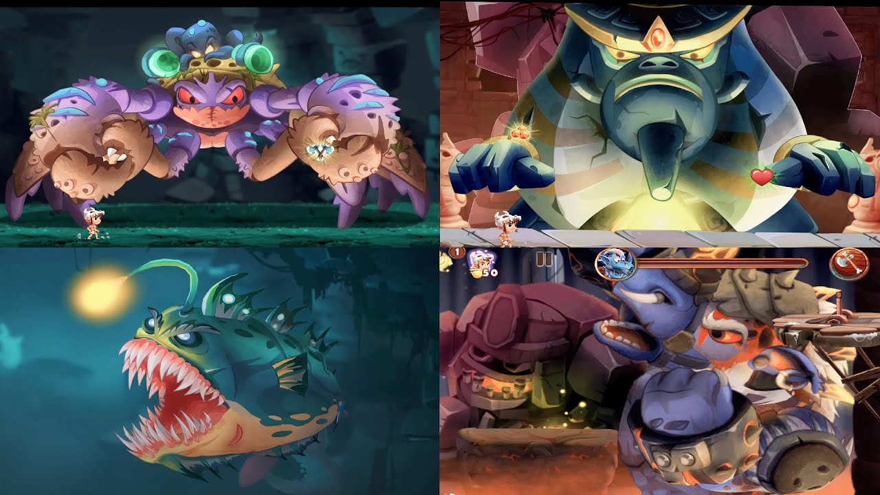 Jungle Adventures 3 - All Bosses / Boss Fight - YouTube