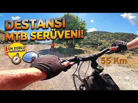 Dağ Bisikleti Mtb Carraro Force &  Whistle Hibrit Tur Bisikleti Orman Yollarında 