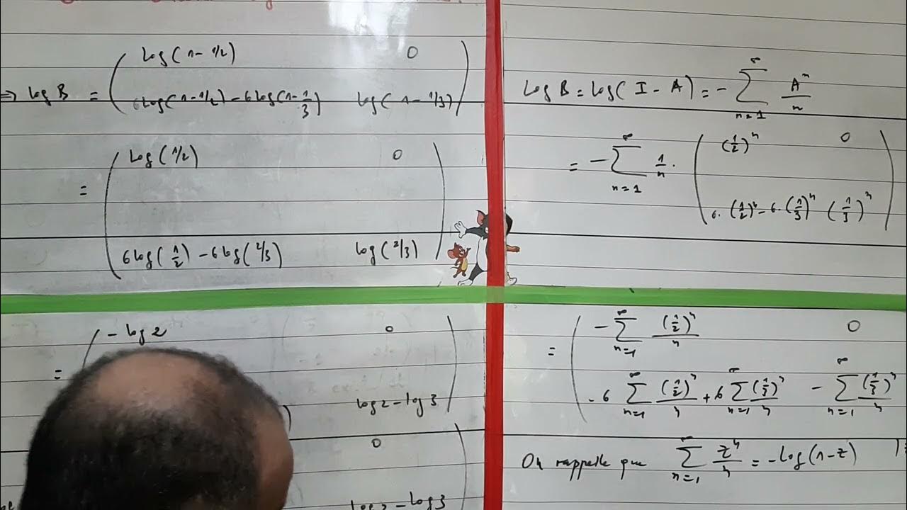 comment calculer le logarithme dune matrice partie2 - YouTube
