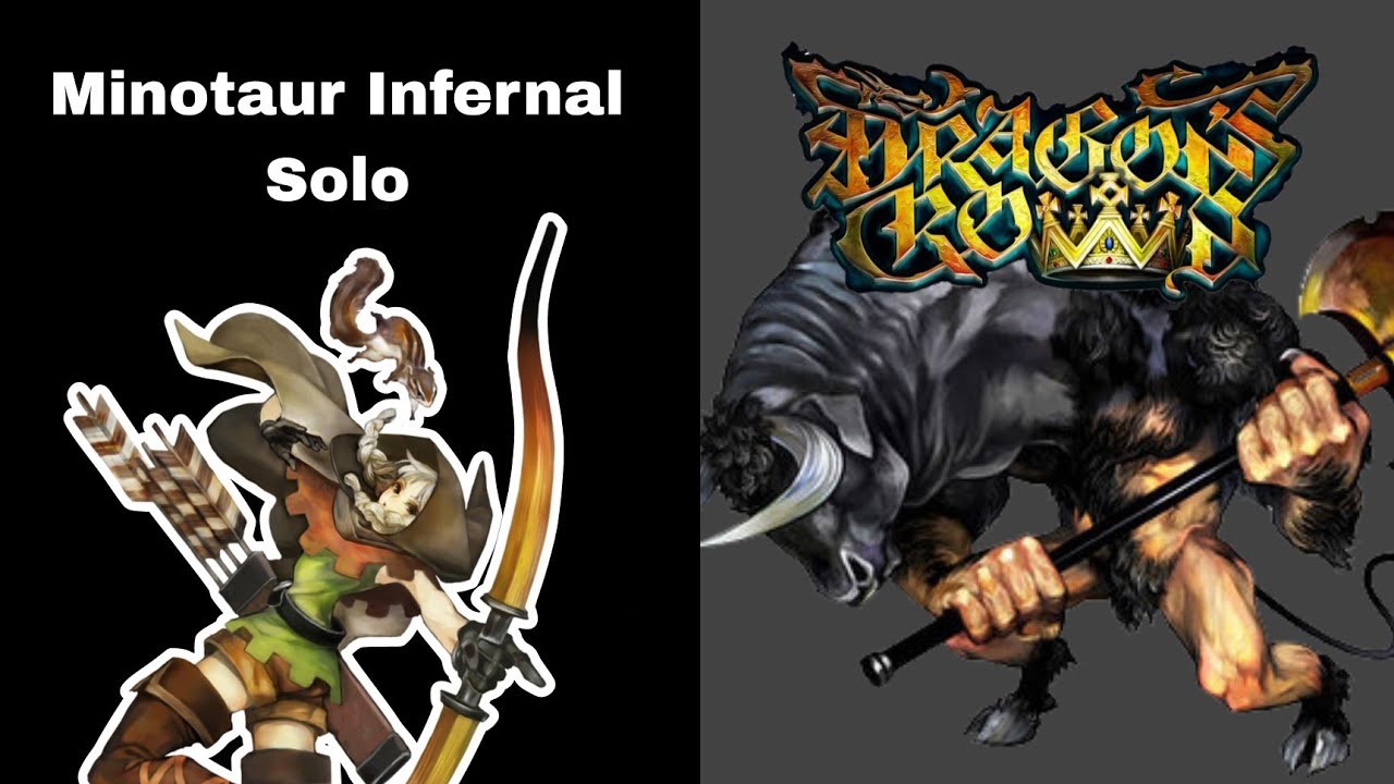 Dragon's Crown | Minotaur Infernal Solo (Elf) on Psvita Cfw - YouTube
