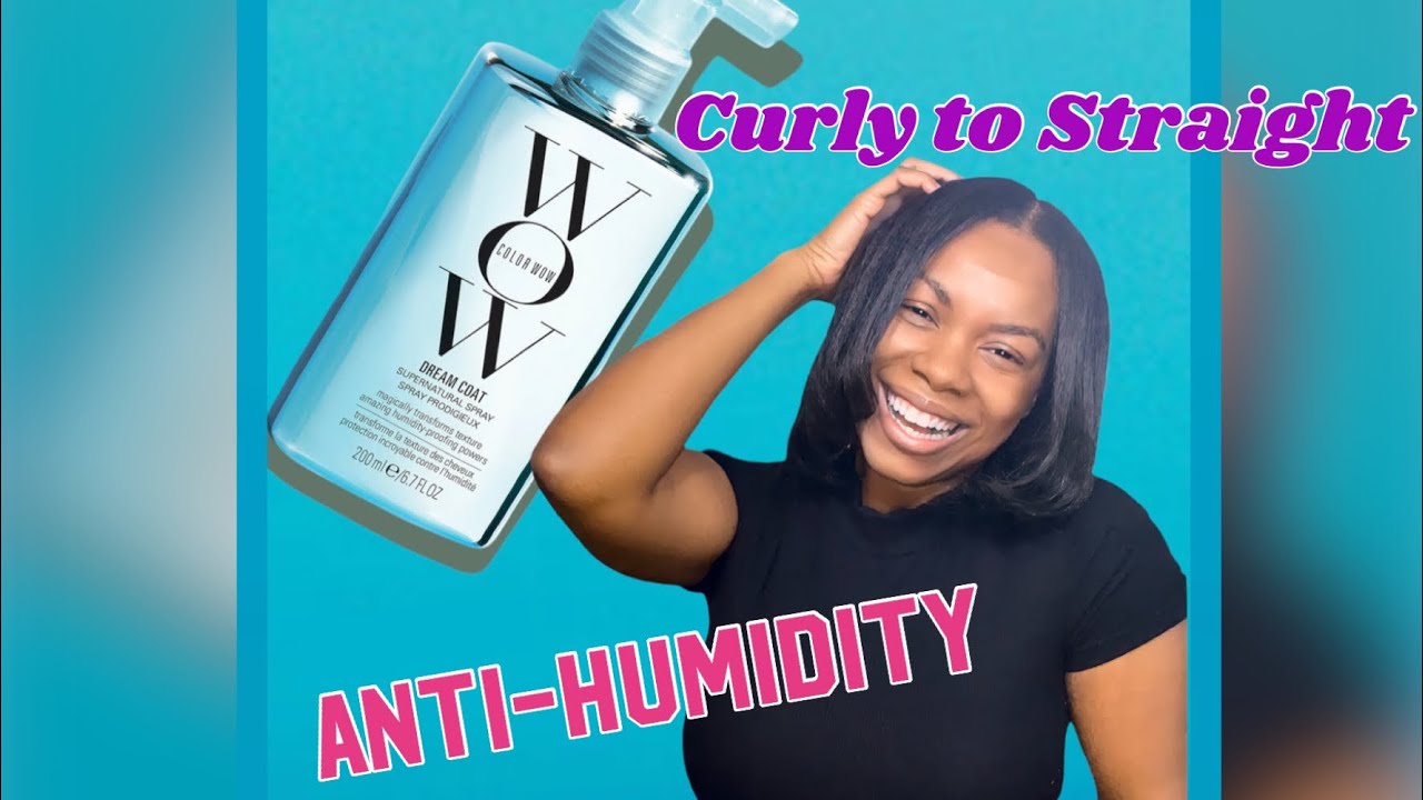 Curly to Straight without Frizz | Color Wow Dream Coat Supernatural ...