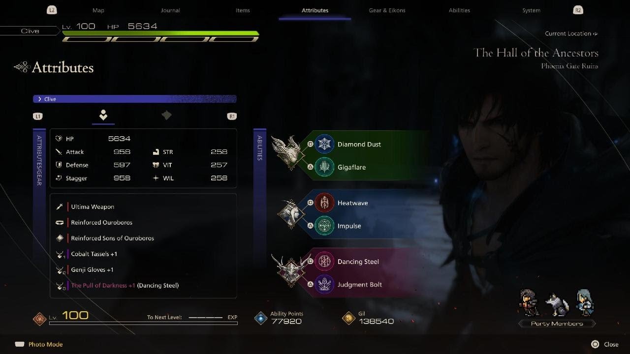 FINAL FANTASY 16 Build Set Skill NG+ LV-100 End Game [Ps5] - YouTube