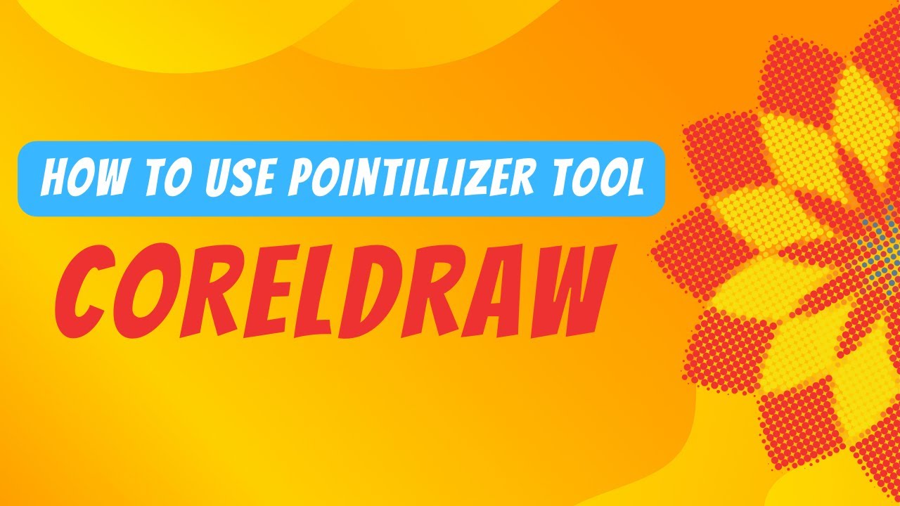 How to use Pointillizer in CorelDRAW - YouTube