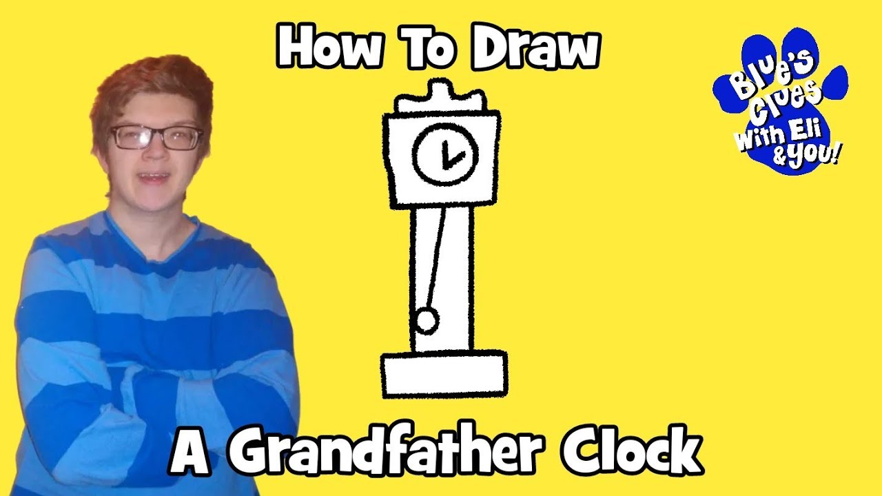 (Eli's How To Draw) A Grandfather Clock - YouTube