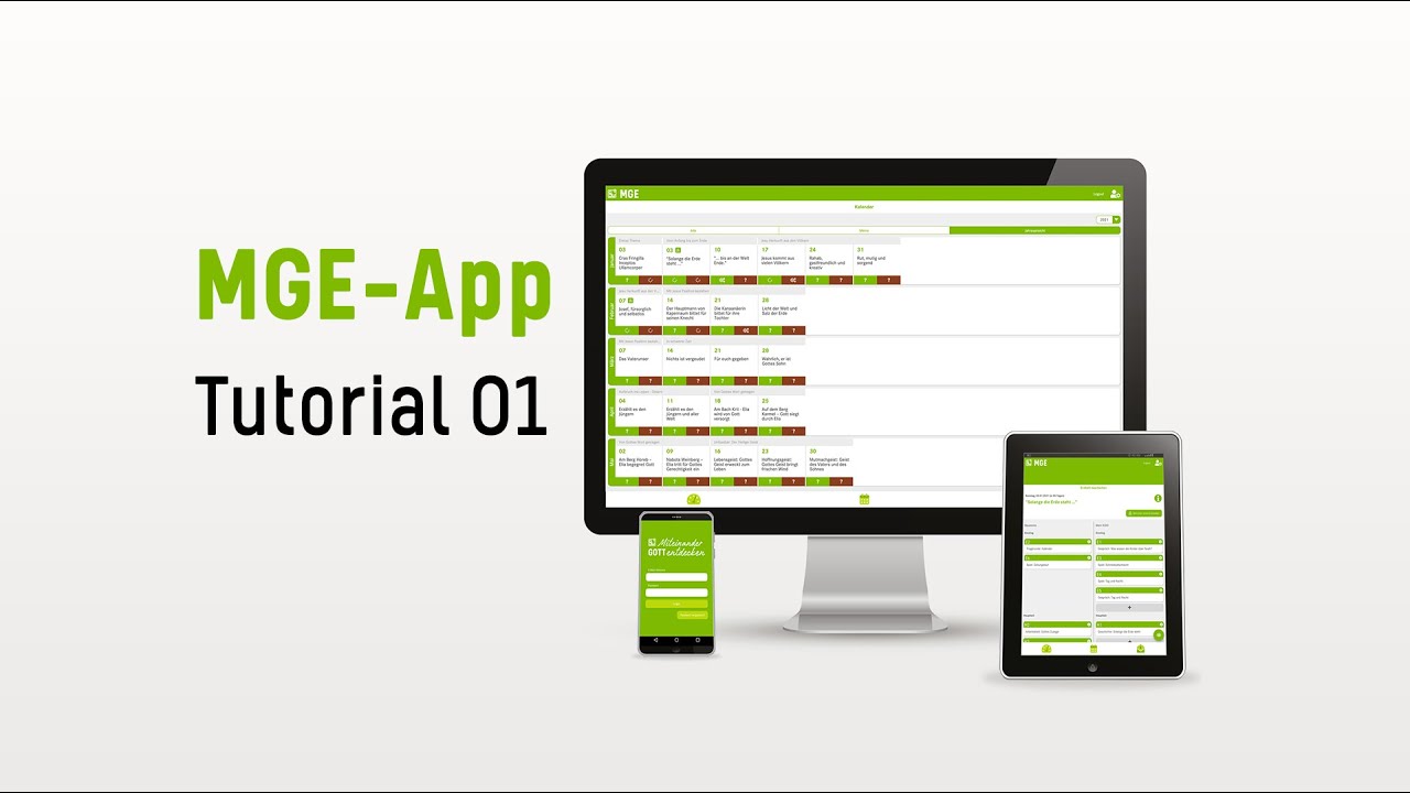 MGE-App Tutorial 01: Einführung - YouTube