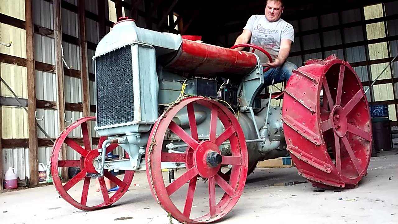 1920's Fordson model F tractor - YouTube