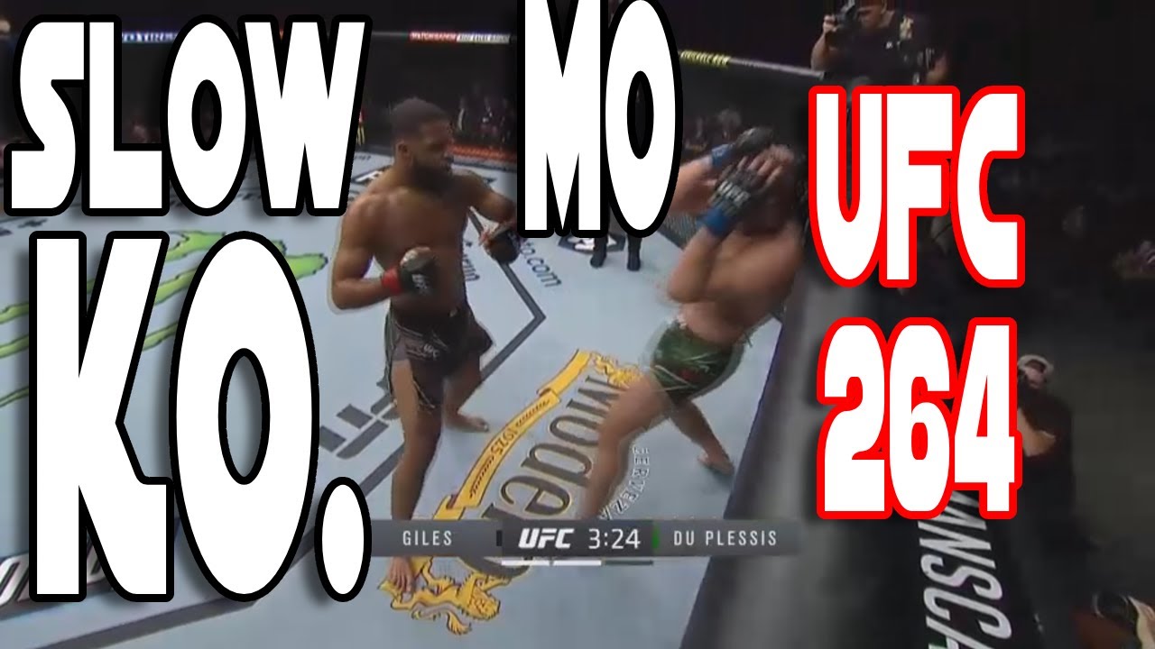 [UFC 264] Slow Mo KО. Du Plessis vs Giles [Ultra HD (2160p60 4k ...