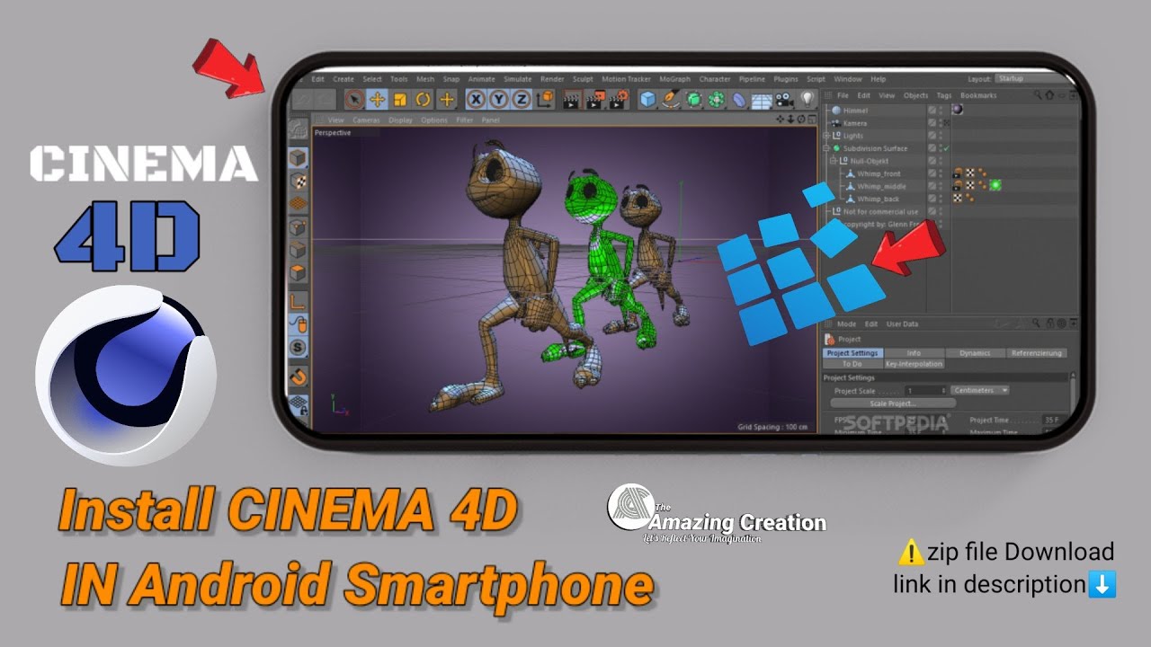 CINEMA 4D, Cinema 4D in Android, how to run Cinema 4D in android . All ...