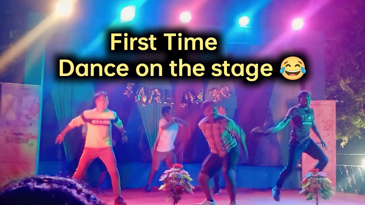First Time Dance on The stage 🤸|| Dance vlog - YouTube