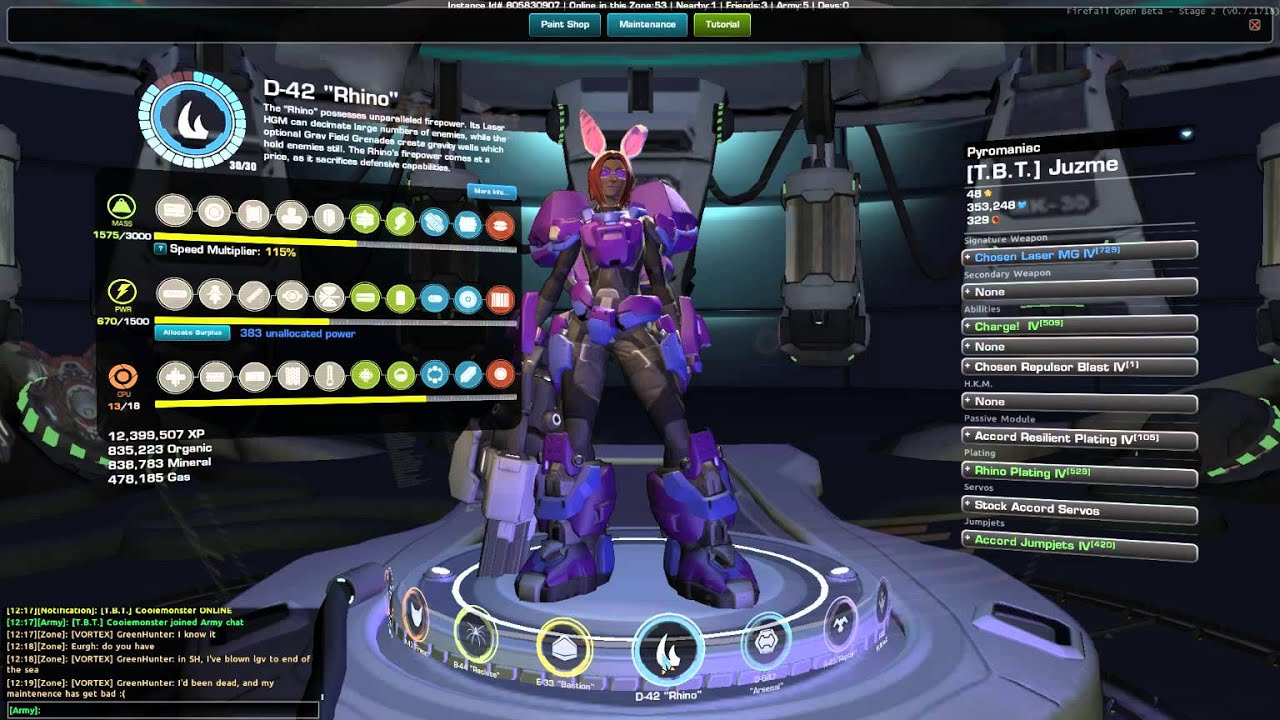 Firefall tutorial basic crafting plating - YouTube