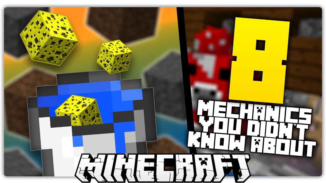 8 Minecraft Mechanics You Didn't Know Existed! [1] - YouTube