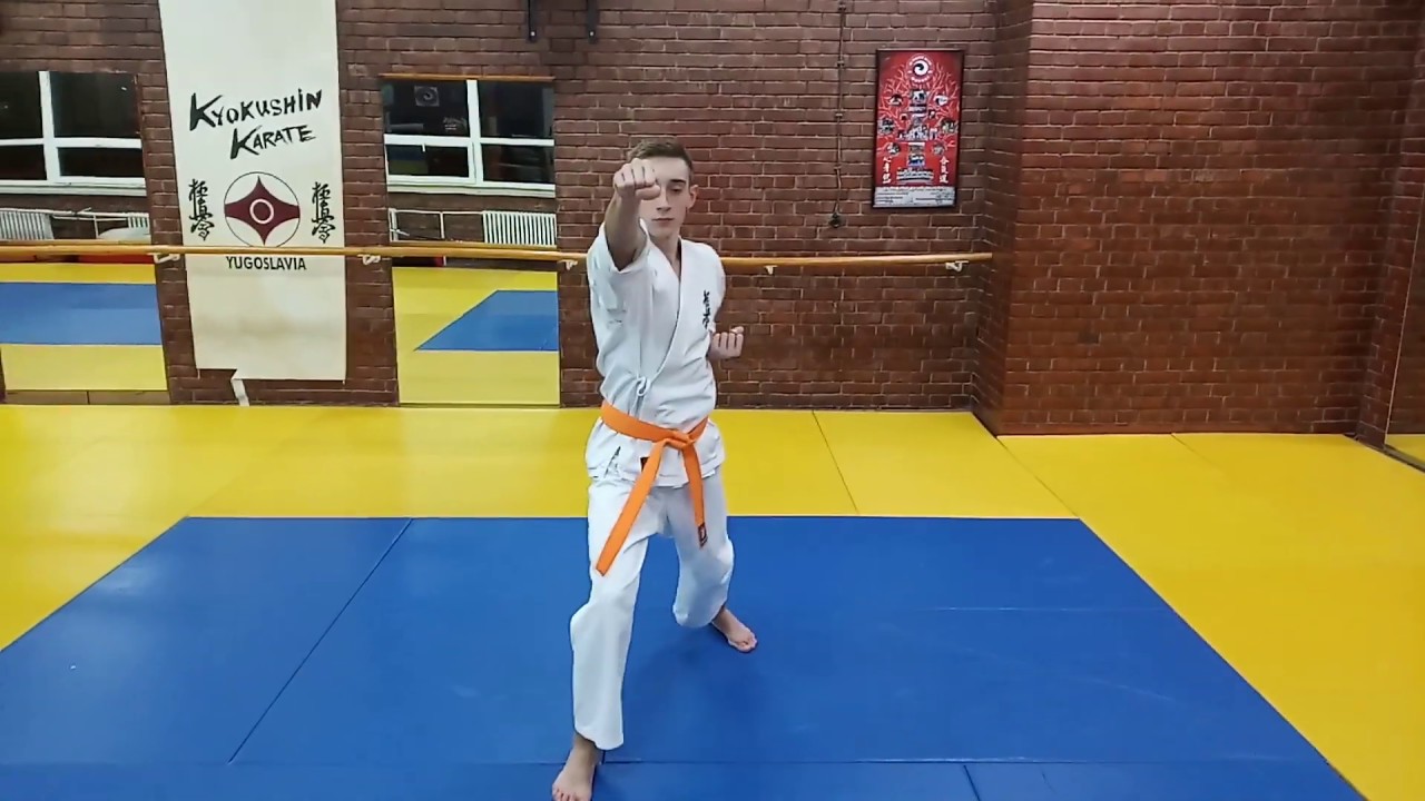 KYOKUSHIN 9 KYU TEST STEFAN - YouTube