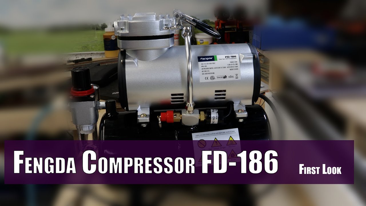 Fengda FD-186 Air Compressor - First Look - YouTube