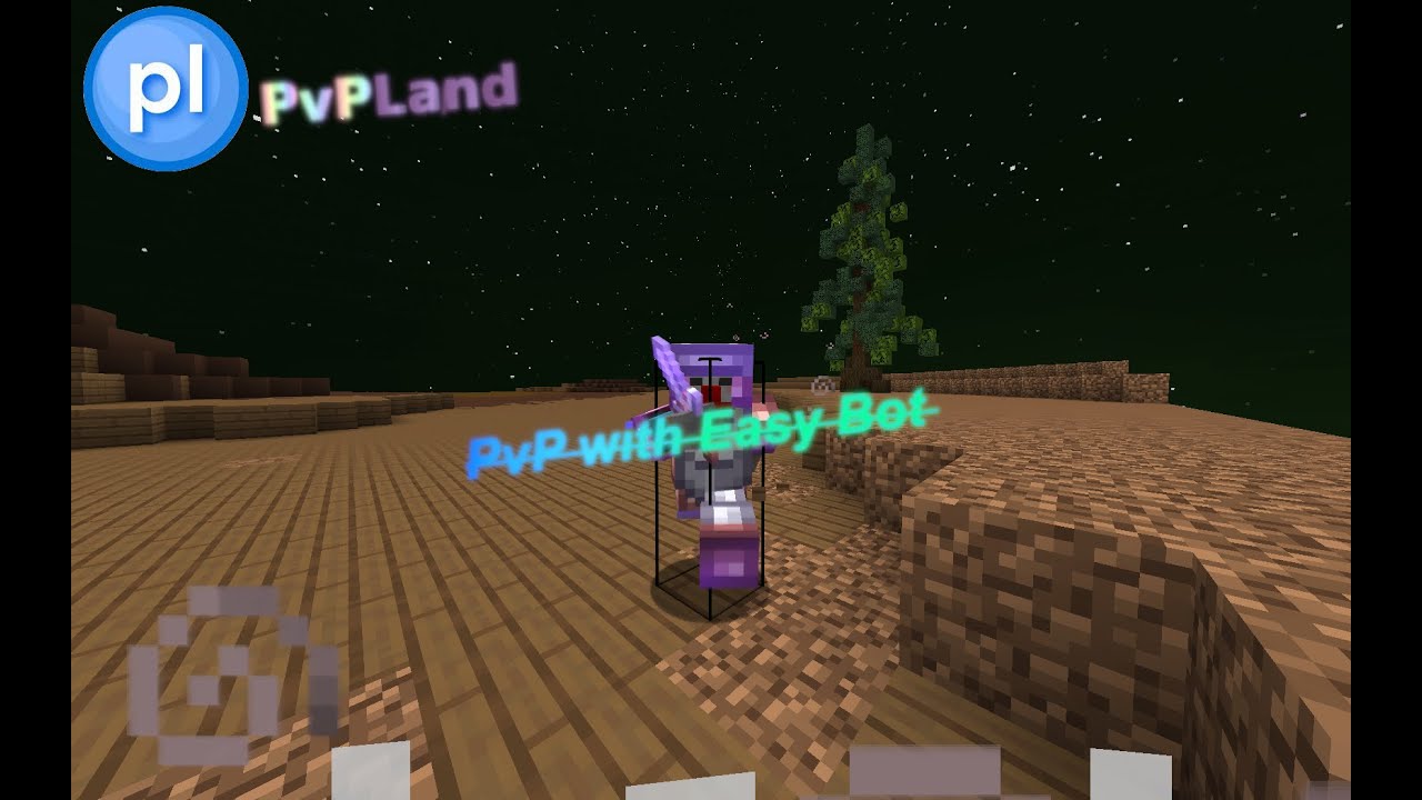 Minecraft pvp with easy bot. PvP land - YouTube