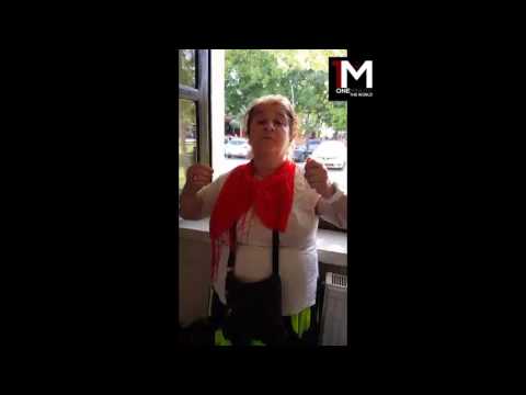 Yaşlı kadın isyan etti: \
